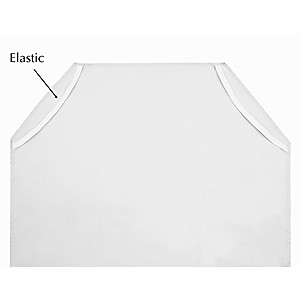 American Baby Company 10-Piece 100% Natural Cotton Percale Standard Daycare/Pre-School Cot Sheet, White, 23" x 51", Soft Breathable, for Boys and Girls