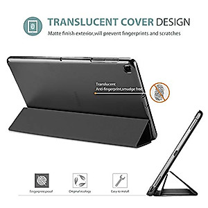 ProCase Smart Case for Galaxy Tab A7 10.4" 2022 2020(SM-T500/T503/T505/T507/T509) with Tempered Glass Screen Protector, Slim Stand Hard Shell Protective Smart Cover for Galaxy Tab A7 10.4 Inch -Black