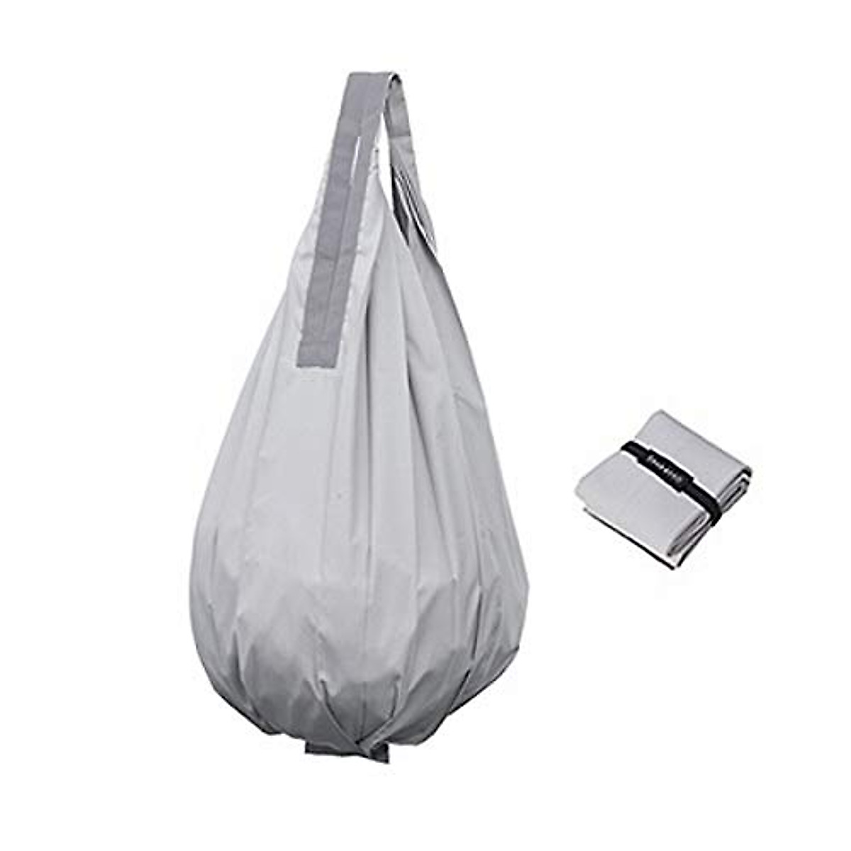 Marna S460GY Shupatto Compact Bag, Drop, Gray, Vertical Type, Drops, Instantly Foldable Eco Bag, When Using Bag: 11.0 x 22.0 inches (28 x 56 cm)