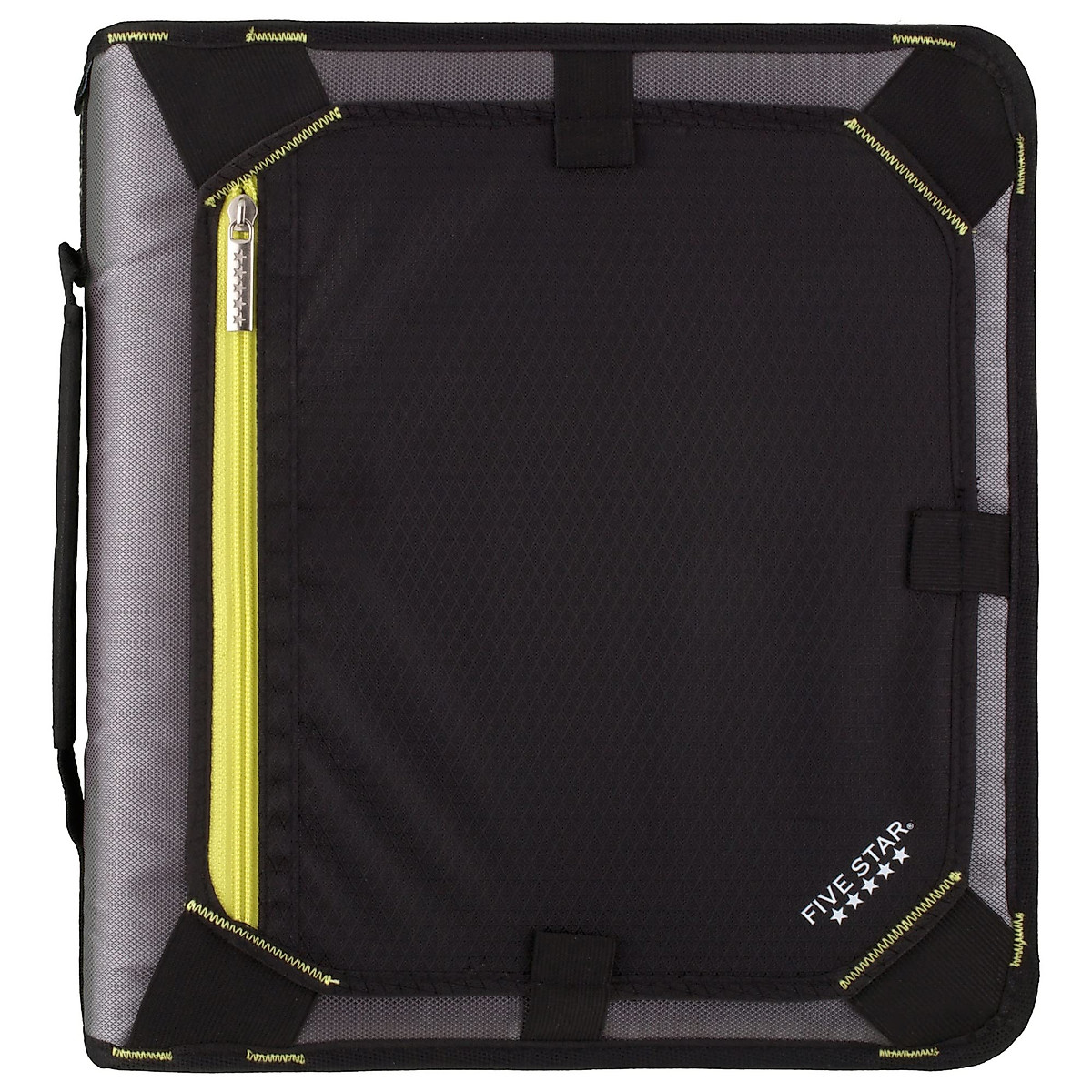 Five Star Zipper Binder, 2 Inch 3 Ring Binder, Expansion Panel, Durable, Color Selected For You, 1 Count (29052)