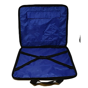 14Stars Masonic Regalia Past Master Mason Blue Lodge Apron Square Chain Collar and Compass Gloves with Lightweight Masonic Regalia Soft CaseApron Holder Set, White and Blue, One Size