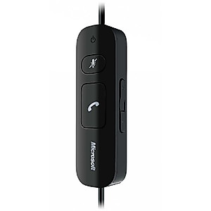 Microsoft LifeChat LX-6000 for Business with Clear stereo sound, Plug and Play, Noise-cancelling Microphone for Laptop/PC