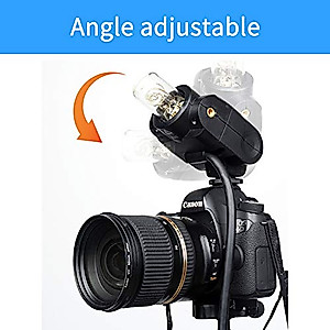 Godox EC200 Extension Flash Head 200W for Godox AD200/ AD200Pro Pocket Flash, 2M Extend Power Cable, Works with AD200/ AD200Pro Bare Bulbs Head and Speedlite Head