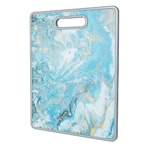 FUN LAVIE Cutting Board For Kitchen Starry sky pattern chopping board BPA Free Decorative Gift 14 x 11.8 Inches Style A