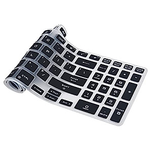 Keyboard Cover for 2023 2022 ASUS TUF Gaming F15 FX507ZM FX507ZC FX507VU / A15 FA507NU / A16 FA617NS / TUF Dash 15 FX517ZM, TUF Gaming F17 FX707 / A17 FA707 FA707RM 17.3 Gaming Laptop -Black