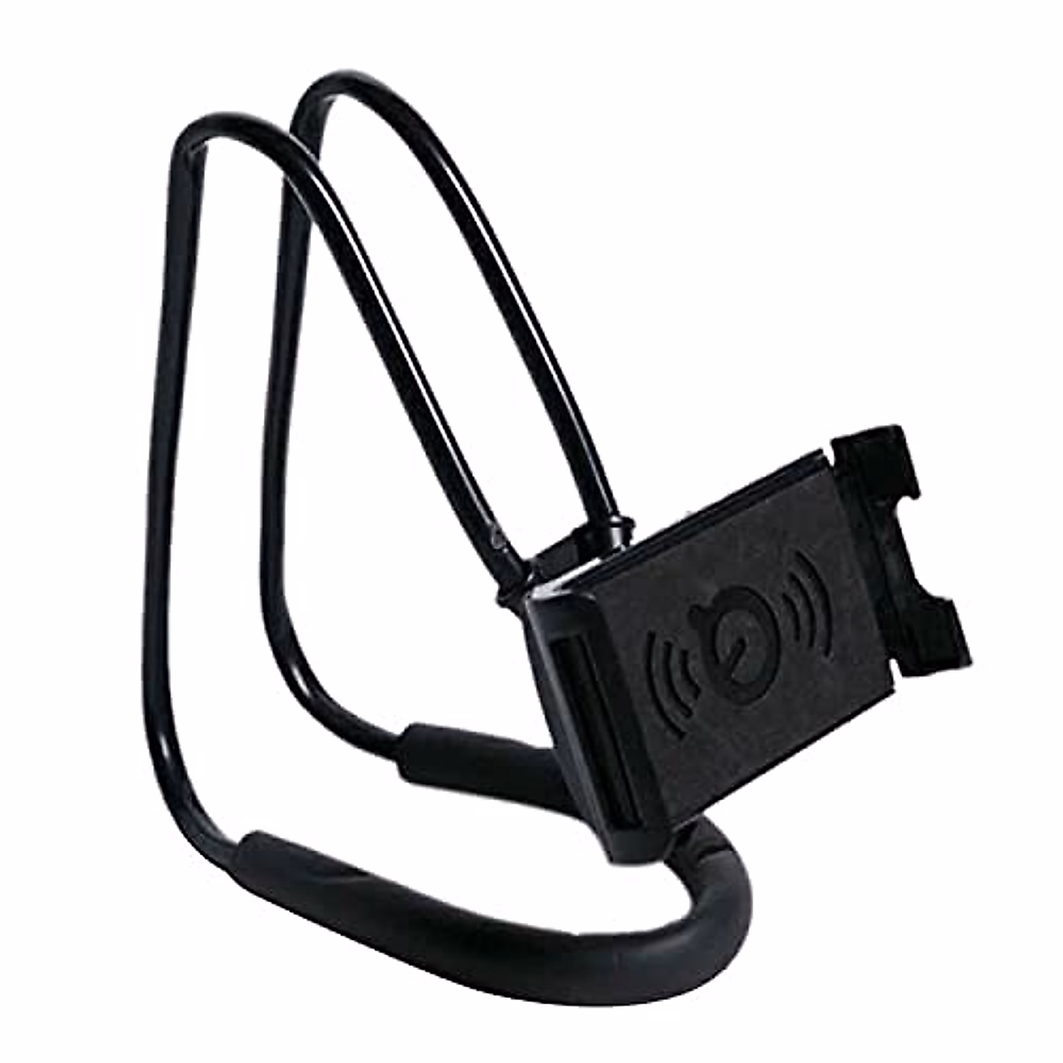 Lazy Cell Phone Mount Hanging on Neck, Hsxxf 360 Rotating Neck Holder DIY Flexible Mount Stand Multiple Functions Flexible Lazy Bracket for Phone (Black)