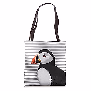 Puffin Bird Birder Birdlover Birdwatcher Animal Biologist Tote Bag