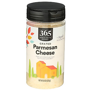 365 by Whole Foods Market, Grated Parmesan Cheese, 8 Ounce
