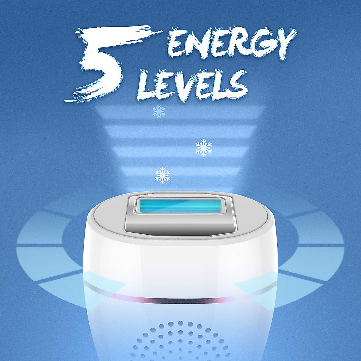 Ice Hair Removal at-Home for Women Permanent IPL Hair Removal Upgrade to 999,999 Flashes Professional Hair Remover Device Care with Icing Sense Painless Treatment Facial Body and Whole Body