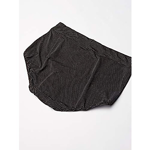 Warner's womens Blissful Benefits No Muffin 3 Pack Brief Panty Underwear, Tw/Ta/Ub and Tw Pin Dot, 3X-Large US