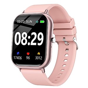 Choiknbo Smart Watch for Women Fitness Tracker Watch for Android/iOS Phones, Activity Trackers and Smartwatches with Heart Rate/Sleep Monitor, Step Counter, Waterproof Smart Watches