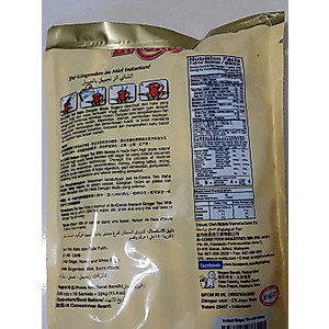 In-Comix Instant Ginger Tea with Honey Pack of Two 11.4 Oz a Pack with 18 Sachets in One Pack