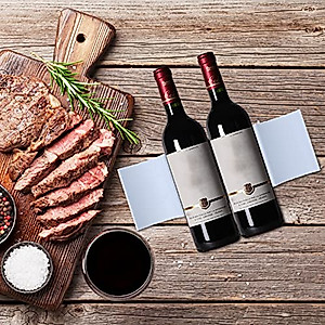 BESTONZON European Style Wine Rack Countertop Plastic Wine Bottle Display Mat Can Easy Stacker Storage Rack For Kitchen (Dark Grey)