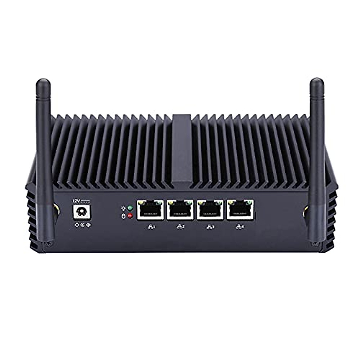 Qotom DIY Firewall/Router/VPN Appliance/Gateway Device/DHCP Server/DNS Server, 4X 2.5G LAN, RS-232, Core i5-4200U, 8GB RAM 64GB SSD WiFi