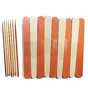 Compact Nail File, Dual Sided Nail Care Tool, Smooths & Shapes Nails, Easy to Use, Compact Emery Boards (Pack of 100)