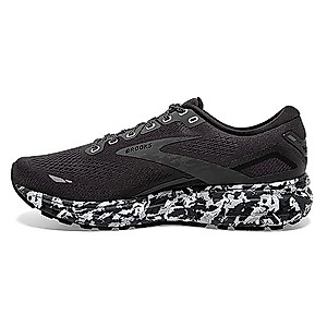 Brooks Women's Ghost 15 Neutral Running Shoe - Ebony/Black/Oyster - 7.5 Medium