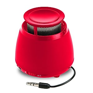 BLKBOX Wireless Bluetooth Speaker POP360 Hands Free Bluetooth Speaker - for iPhones, iPads, Androids, Samsung and All Phones, Tablets, Computers (Rockin' Red)
