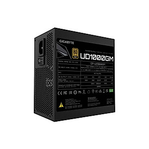 GIGABYTE GP-UD1000GM 1000W 80 Plus Gold Certified Fully Modular Power Supply