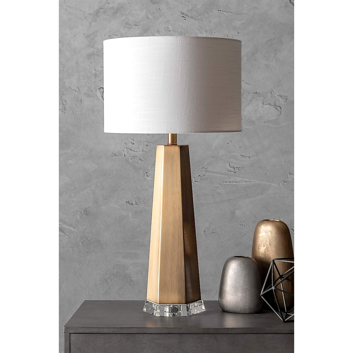 nuLOOM MCT23AA Cheyenne 30" Metal Table Lamp, Height, White