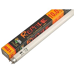 LUCKY HERP 10.0 Fluorescent Desert Terrarium Bulb Lamp Tube,T8,18 Watt,24 Inches