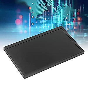 10.1in Monitor, Built in Speaker 170 Degree Full Viewing Angle IPS Normally Black Monitor HD Multimedia Interface High Resolution for Industrial Equipments (Capacitive Touchscreen)