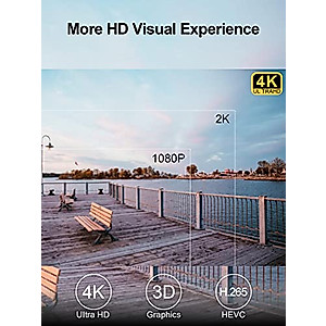Android TV Box 11.0 4GB RAM 32GB ROM Support Dual Band WiFi with Backlit Keyboard 4K HDR Smart Streaming Media Player BT 4.1 H.265 Set Top Blue