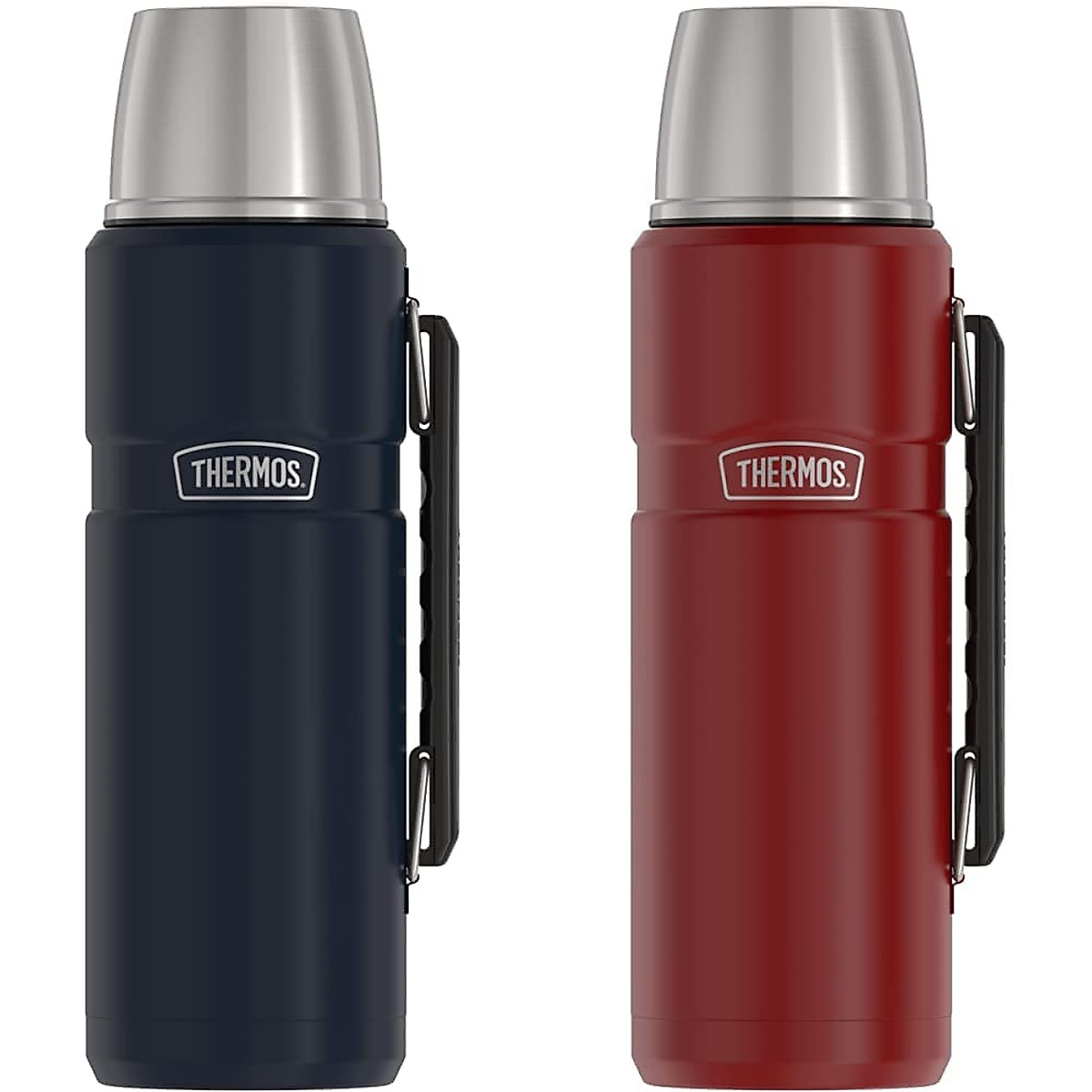 THERMOS Stainless King Vacuum-Insulated Beverage Bottle Bundle, 40 Ounce (2 Pack)