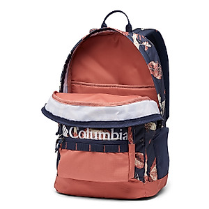 Columbia Unisex Zigzag 30L Backpack, Nocturnal Topiary/Dark Coral, One Size