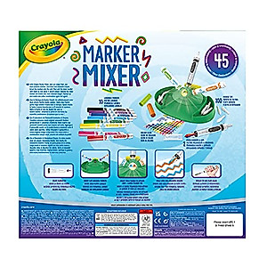 Crayola Marker Mixer Art Kit, Washable Marker Set, Easy Craft Kit for Kids, Gift for Kids Age 6+