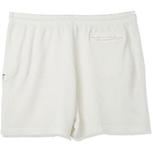 Reebok Men's Standard Shorts, Non-Dyed Off-White/Natural Dye, Medium