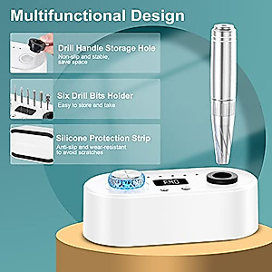 Electric Nail Drill Machine, 40000RPM Professional Efile Nail Drill Kit, Electric Nail File for Acrylic Nails Gel Nails, Toenail Grinder Manicure Pedicure Polishing Shape for Home Salon Use by JOEOEN
