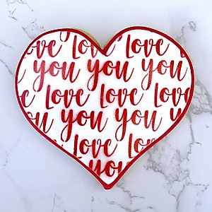 Valentine's Heart Cookie Cutter, 5" Made in USA by Ann Clark