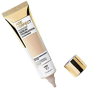 L'Oreal Paris Age Perfect Radiant Serum Foundation with SPF 50, Ivory