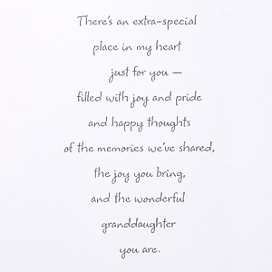 American Greetings Birthday Card for Granddaughter (Your Beautiful Self)