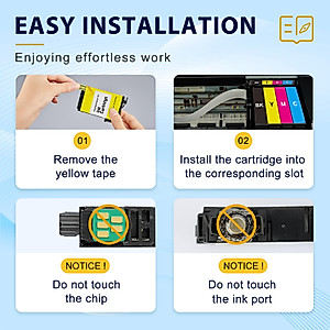 MYCARTRIDGE Remanufactured Ink Cartridge Replacement for Epson 220 220XL Work with Workforce WF-2630 WF-2650 WF-2660 WF-2760 WF-2750 XP-320 XP-420 (Black, Cyan, Magenta, Yellow, 10-Pack)