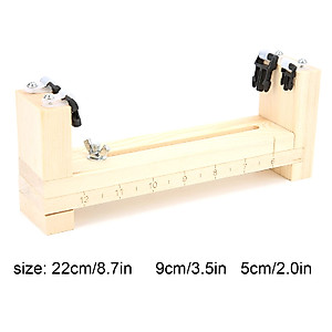 Paracord Jig Natural Wood Loose Rope Braider, Woven Wooden Frame Tool Kit Paracord Jig Faster for U Shaped Bracelet for Bracelet Weaving