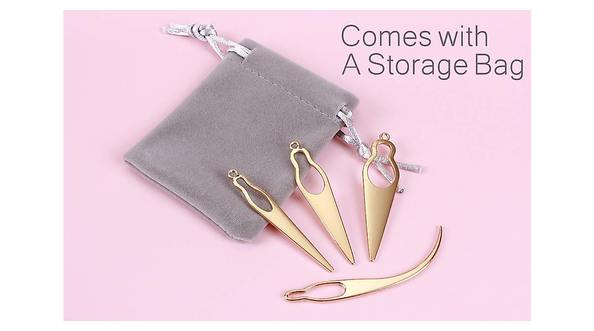 Interlocking Tool for Locs - 4 Pcs Dreadlock Styling Kit
