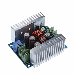 Anmbest Constant Current CC CV Buck Converter Module DC 6-40V to 1.2-36V 20A 300W Adjustable Step Down Voltage Regulator Power Supply Module with Short Circuit Protection Function