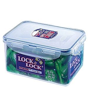 LOCK & LOCK Rectangular Food Container, Tall, 9.6-Cup, 78-Fluid Ounces