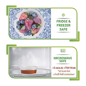 50pk 8oz Small Plastic Containers with Lids - Slime Containers with lids Freezer Containers Deli Containers with Lids - Food Containers Meal Prep Food Prep Containers Plastic Food Containers with Lids