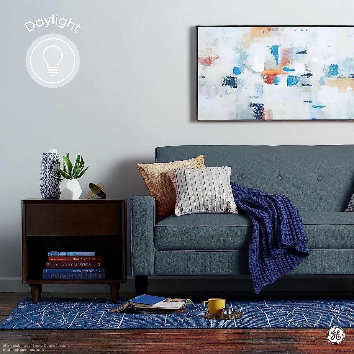 GE Classic LED Light Bulbs, 40 Watt Eqv, Daylight, A19 Standard Bulbs (8 Pack)