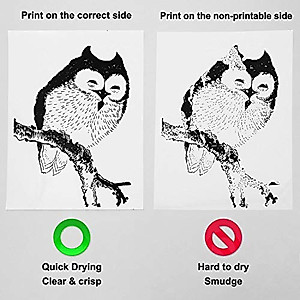 Koala Waterproof Inkjet Semi Transparency Film for Silk Screen Printing - 8.5x11 Inches 20 Sheets