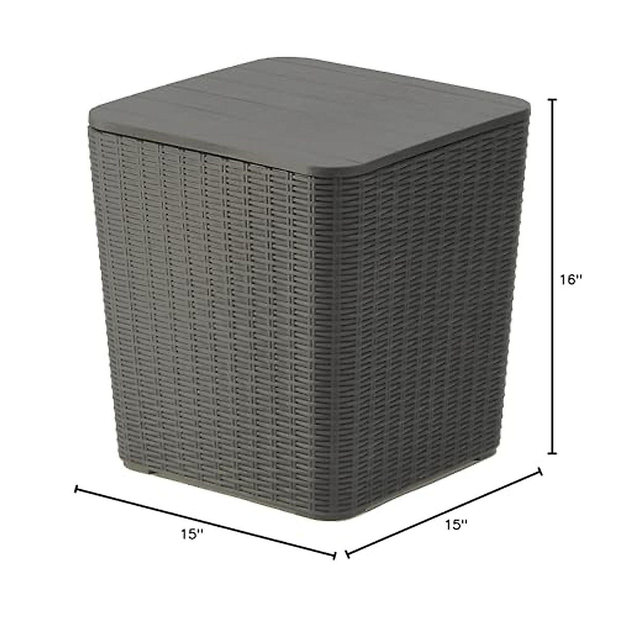 National Outdoor Living SV42-1810220 Arendal Collection All-Weather Storage Deck Box, Brown