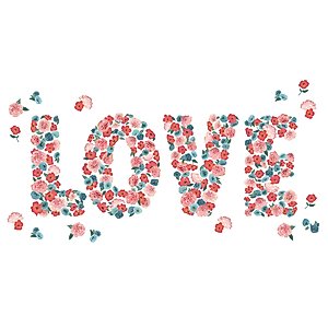 WallPops WPQ2328: Love Wall Quote