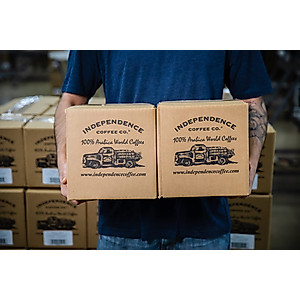 Independence Coffee Co. Jet Fuel Intense and Heavy Body, Dark Roast Whole Bean Coffee, 24 Ounce Bag (Packaging May Vary)