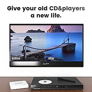 Reshow Laser Lens Disc Cleaner kit for CD & DVD Player Without Scratching The Optics - Included Microfiber Cloth, Cleaning Disc and Cleaning Solution (1 Bottles of Cleaning Fluid)