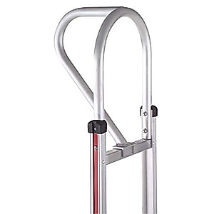 Magliner HMK15AG2C Aluminum Hand Truck, Vertical Loop Handle, 18" x 9" Aluminum Extruded Nose Plate, 500 lb Capacity