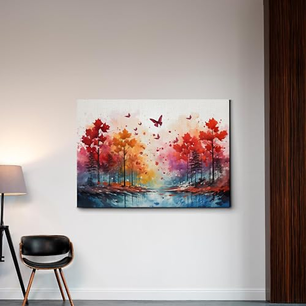Abstract Painting Buy Canvas Wall Art, Butterfly Painting Art, Butterfly canvas, bedroom Butterfly wall art,Watercolor abstract Butterfly canvas painting