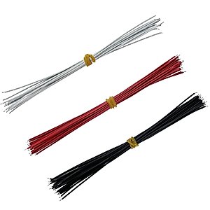 Miokun 75 Pack 22AWG Hookup Wire Pickup Wire for Guitar and Other Musical Instrument