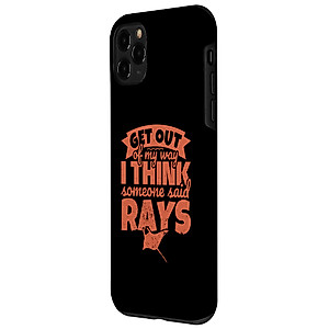 iPhone 11 Pro Ray for Stingray Lovers Sea Batoidea - Get out of my way Case